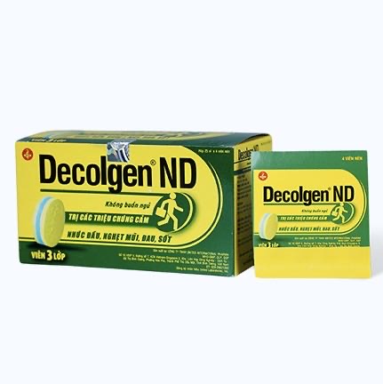 Decolgen ND ( Hộp 30 vỉ x 4 viên) United Pharma