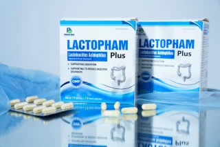 LACTOPHAM PLUS (Hộp 10 vỉ x 10 viên)