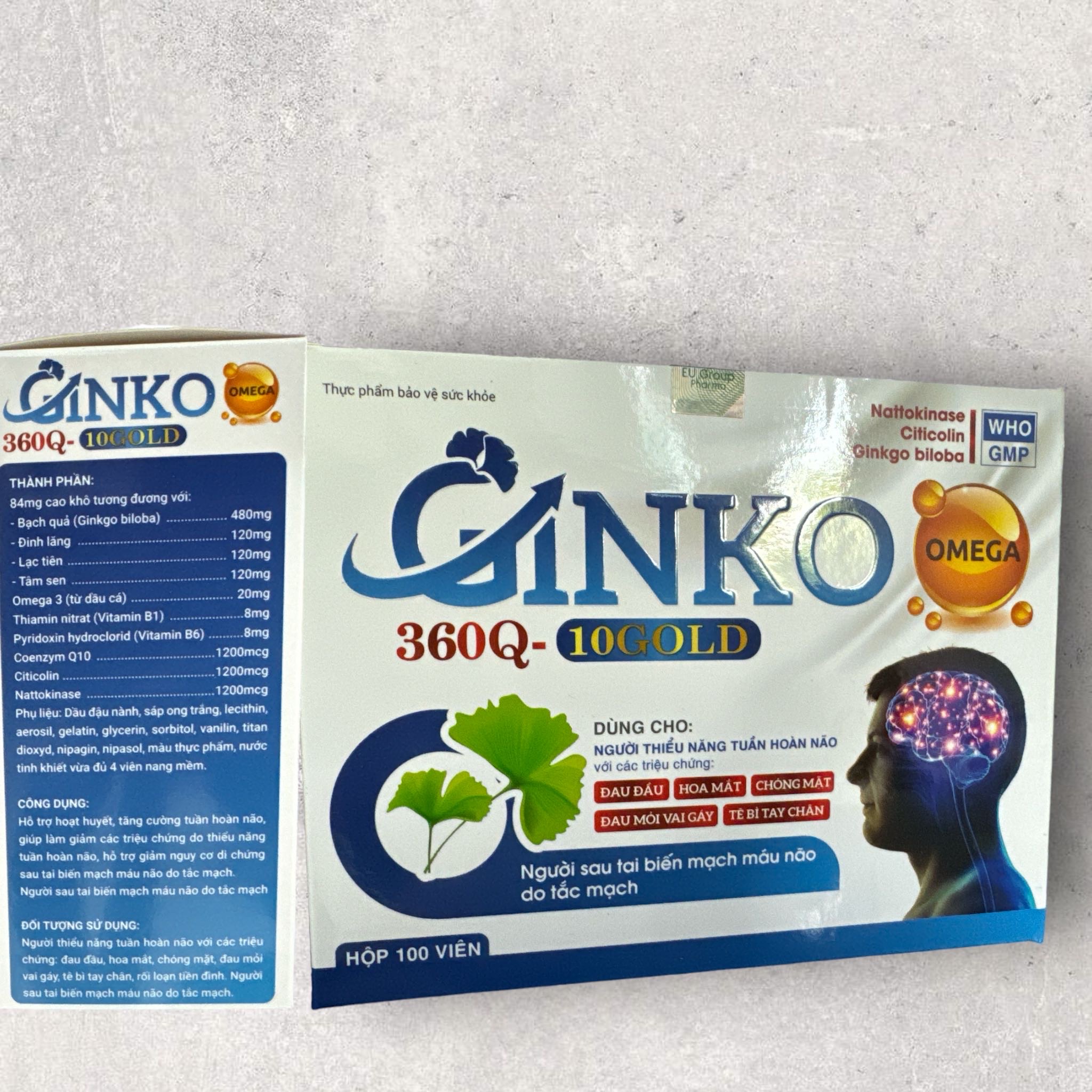 GINKO 360Q-10GOLD ( Mua 10 tặng 1) H100v- xanh cty Thprama