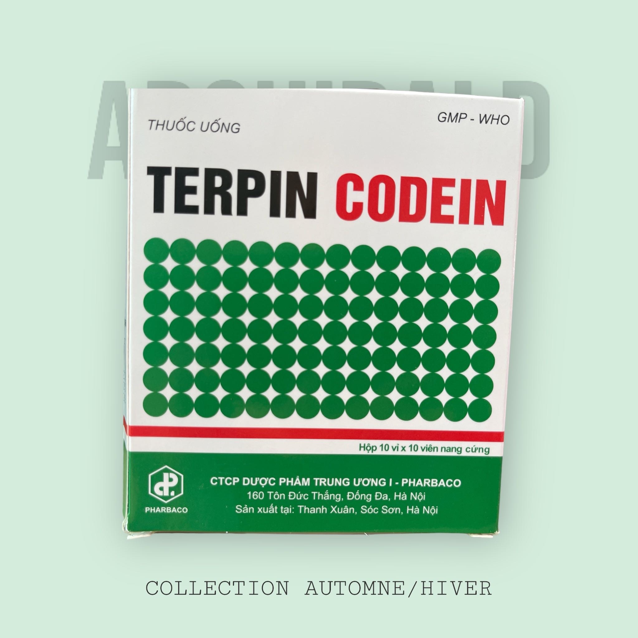 ho Terpin codein Pharbaco TW1 (H/ 100V) - Hộp