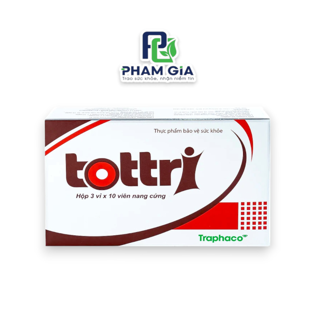 Tottri_Traphaco (Hộp 3 vỉ x 10 viên)