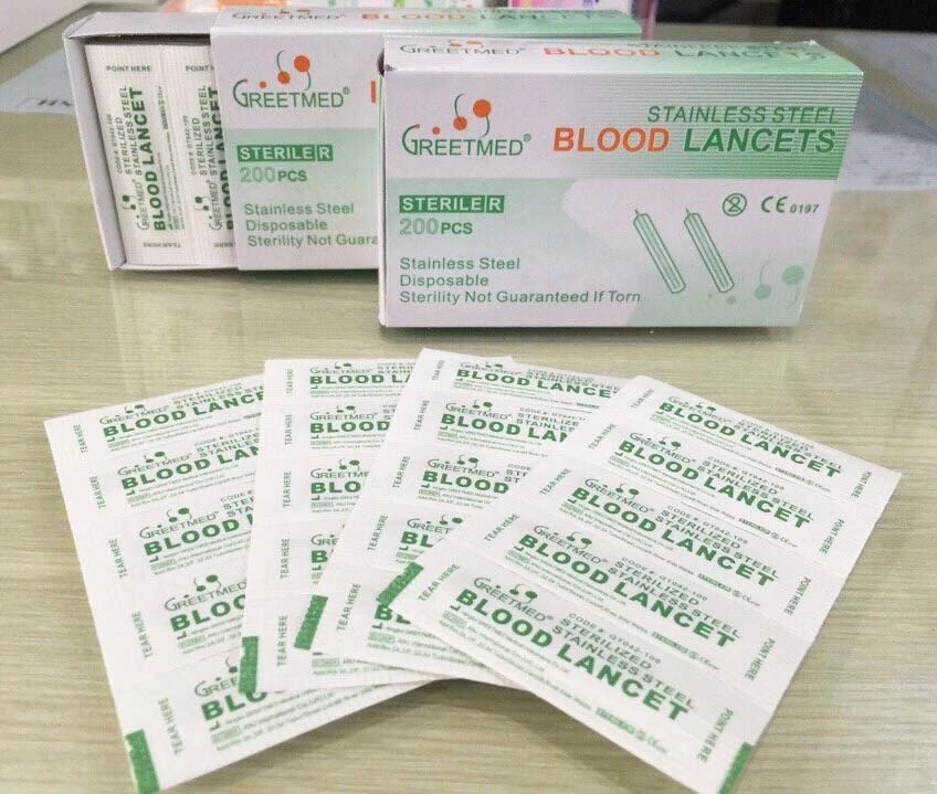 Kim lấy mụn – Kim chích máu Blood Lancet (200/hộp)