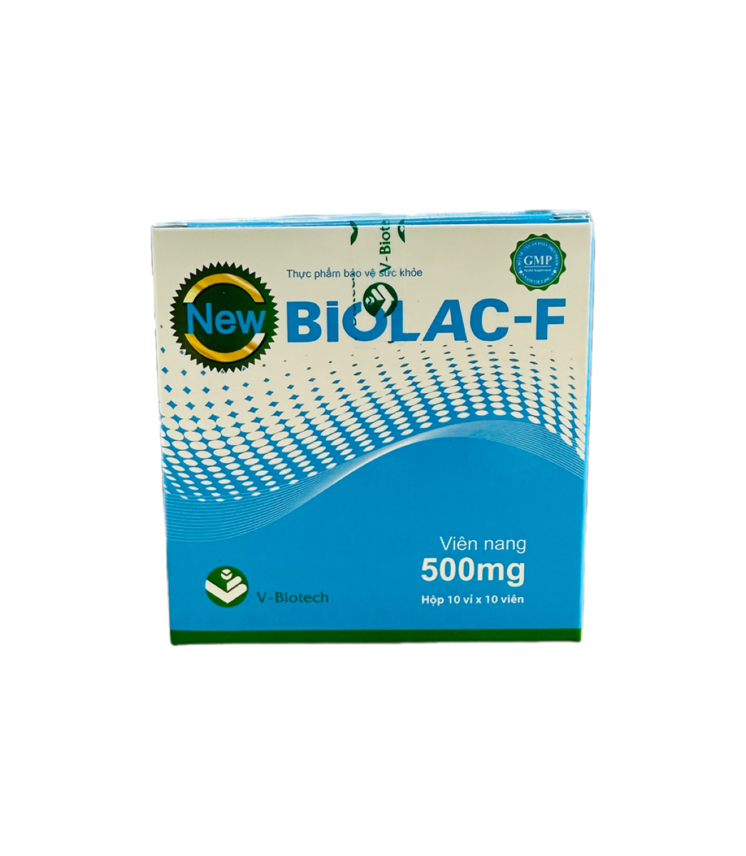 Biolac - F ( Hộp 10 vỉ x 10 viên)