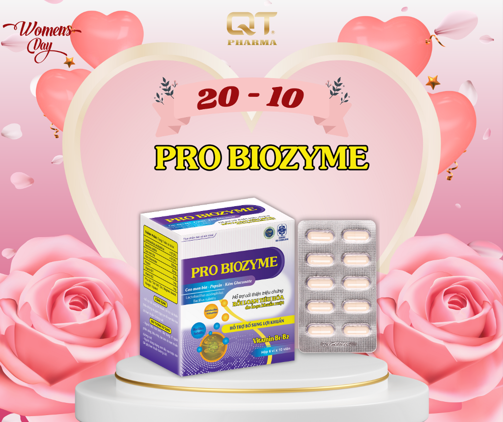Men vi sinh Probiozyme (vỉ) - Danh mục 4