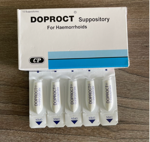 Thuốc Đặt Trị Trĩ DopRoct Thái Lan 10 viên