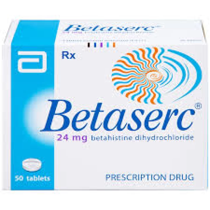 Betaserc 24mg (Betahistine)_ Hộp 5 vỉ x 10 viên