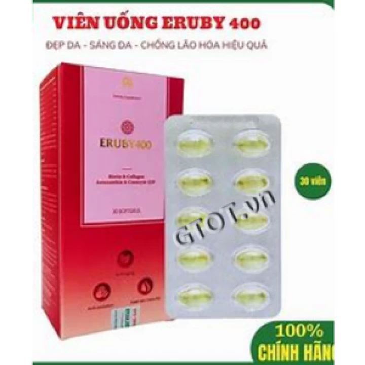 Viên Uống Bổ Sung Vitamin E ERUBY Hộp 30 viên