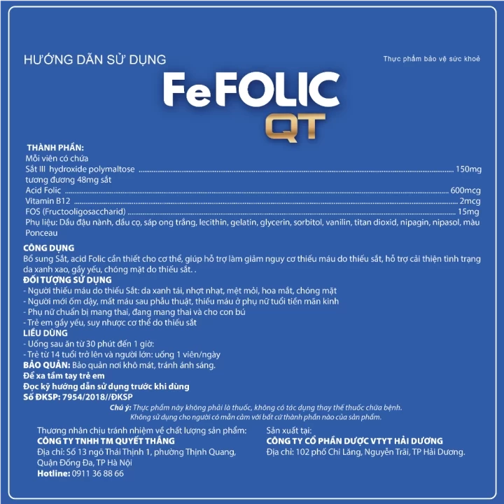 FEFOLIC QT (DM2)