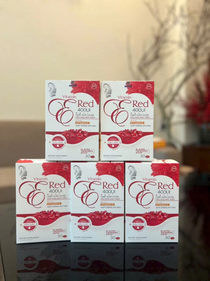 Vitamin E Red 400UI ( Hộp 30 viên)