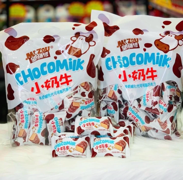 BÁNH XỐP SỮA SOCOLA CON BÒ